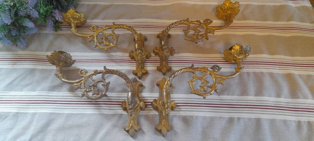 Candle Holders Wall Candle Sticks Folding Candle Holders Set of 4 Wall ...