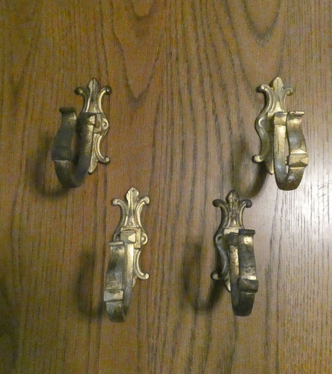 4 X Gilded Bronze Tie Backs , Holdbacks , Bronze Holdbacks - Etsy