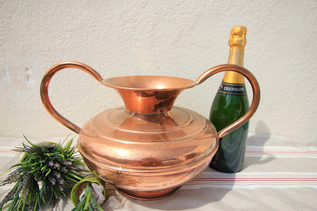 French Llecellier Villedieu Copper Vase Copper Urn Villedieu Makers - Etsy
