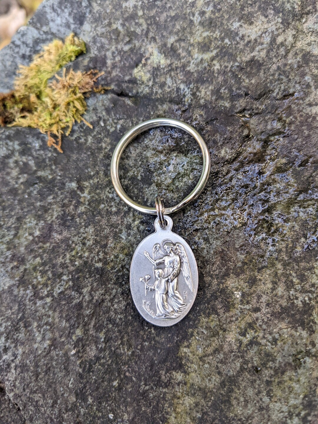 Guardian Angel St. Raphael Key Ring Patron Saint of Healing, Doctors ...