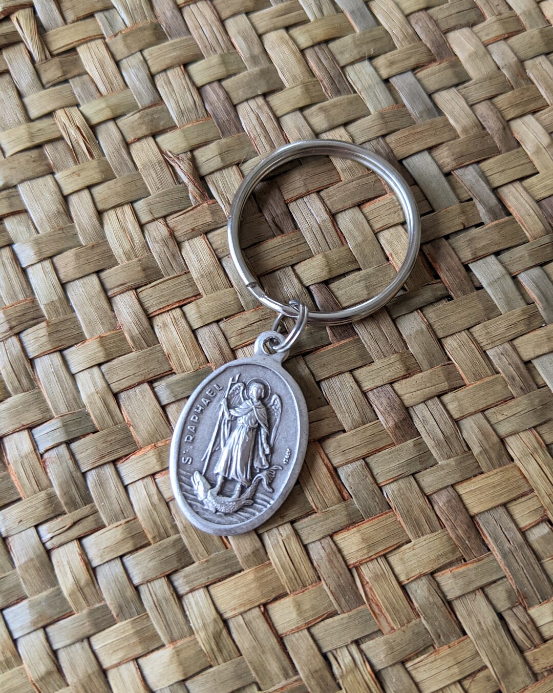 St. Raphael Key Ring: Patron Saint, Made in Italy - Etsy
