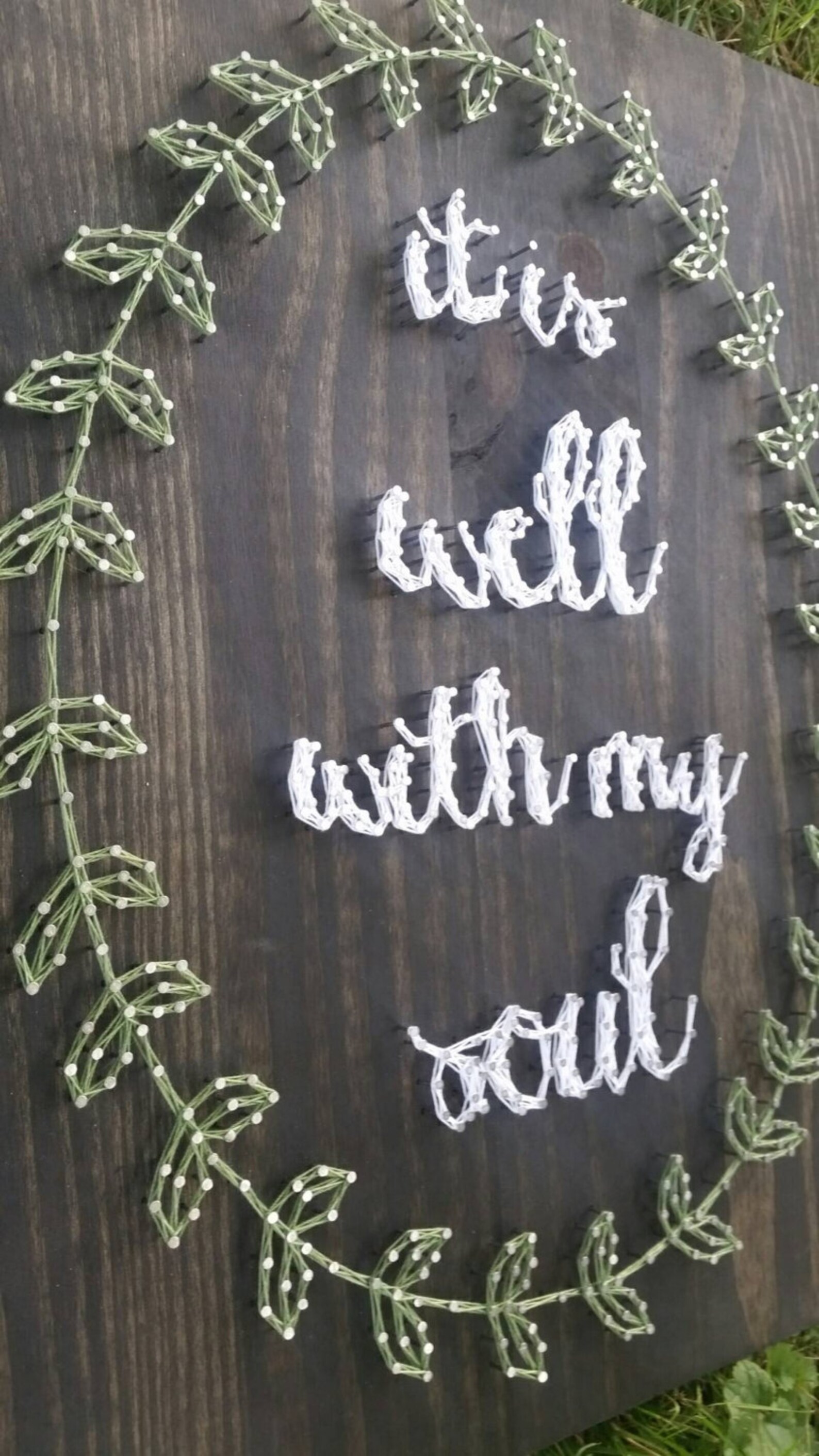 It is Well With My Soul String Art Hymn String Art Christian | Etsy