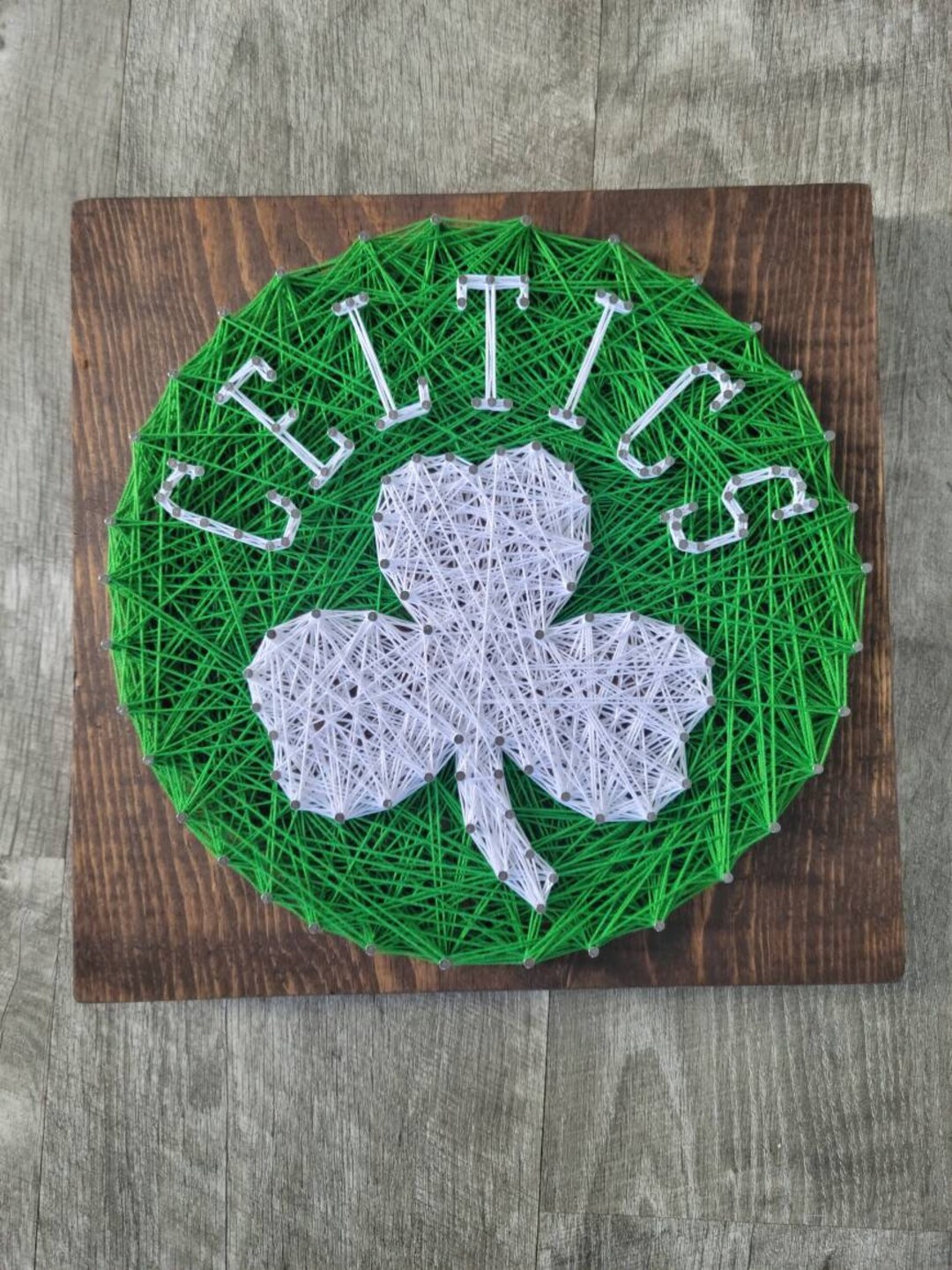 Boston Celtics String Art Boston Basketball NBA Sign Teams - Etsy
