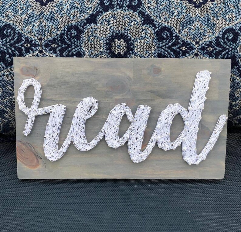 READ String Art Book Nook Sign Library Sign Read Kids - Etsy