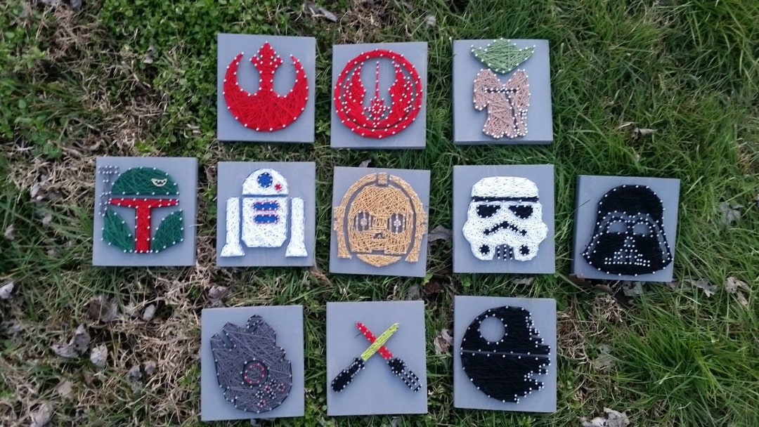 Star Wars Mini String Art, 1 Star Wars Mini, Star Wars Lover, Star Wars ...
