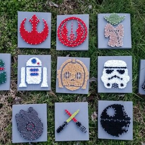 Star Wars Mini String Art, 1 Star Wars Mini, Star Wars Lover, Star Wars ...