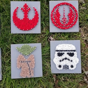 Star Wars Mini String Art, 1 Star Wars Mini, Star Wars Lover, Star Wars ...