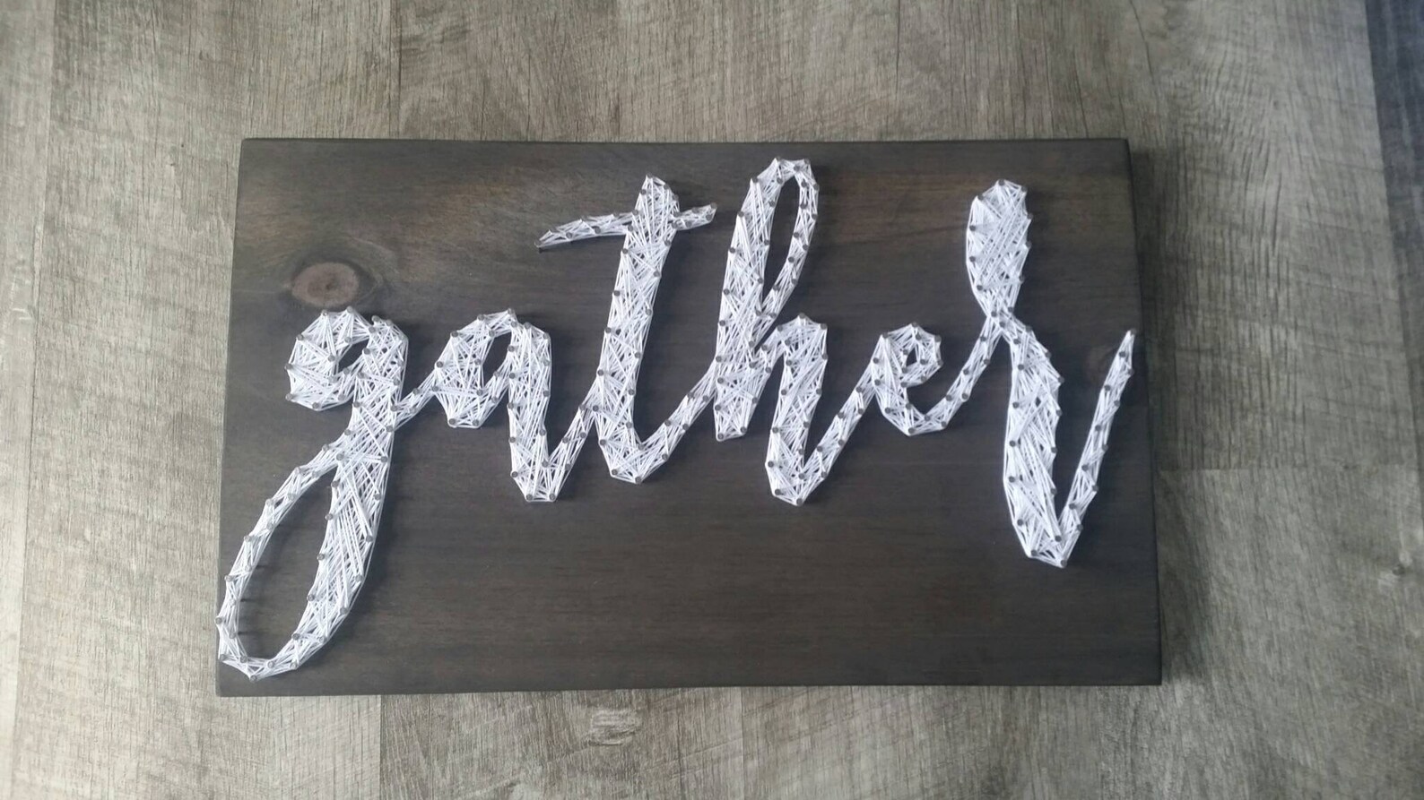 Gather String Art Farmhouse Decor Gather Farmhouse | Etsy