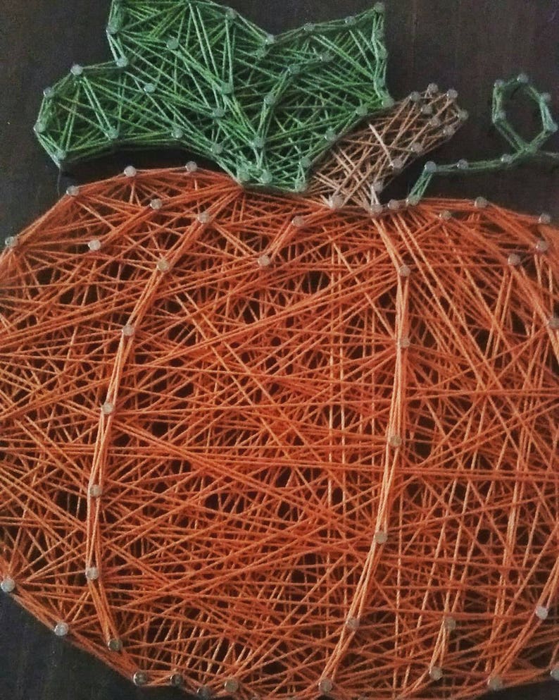 Pumpkin String Art Pumpkin Decor Fall Decor Fall Pumpkins | Etsy
