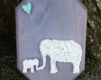 Elephant String Art - Etsy