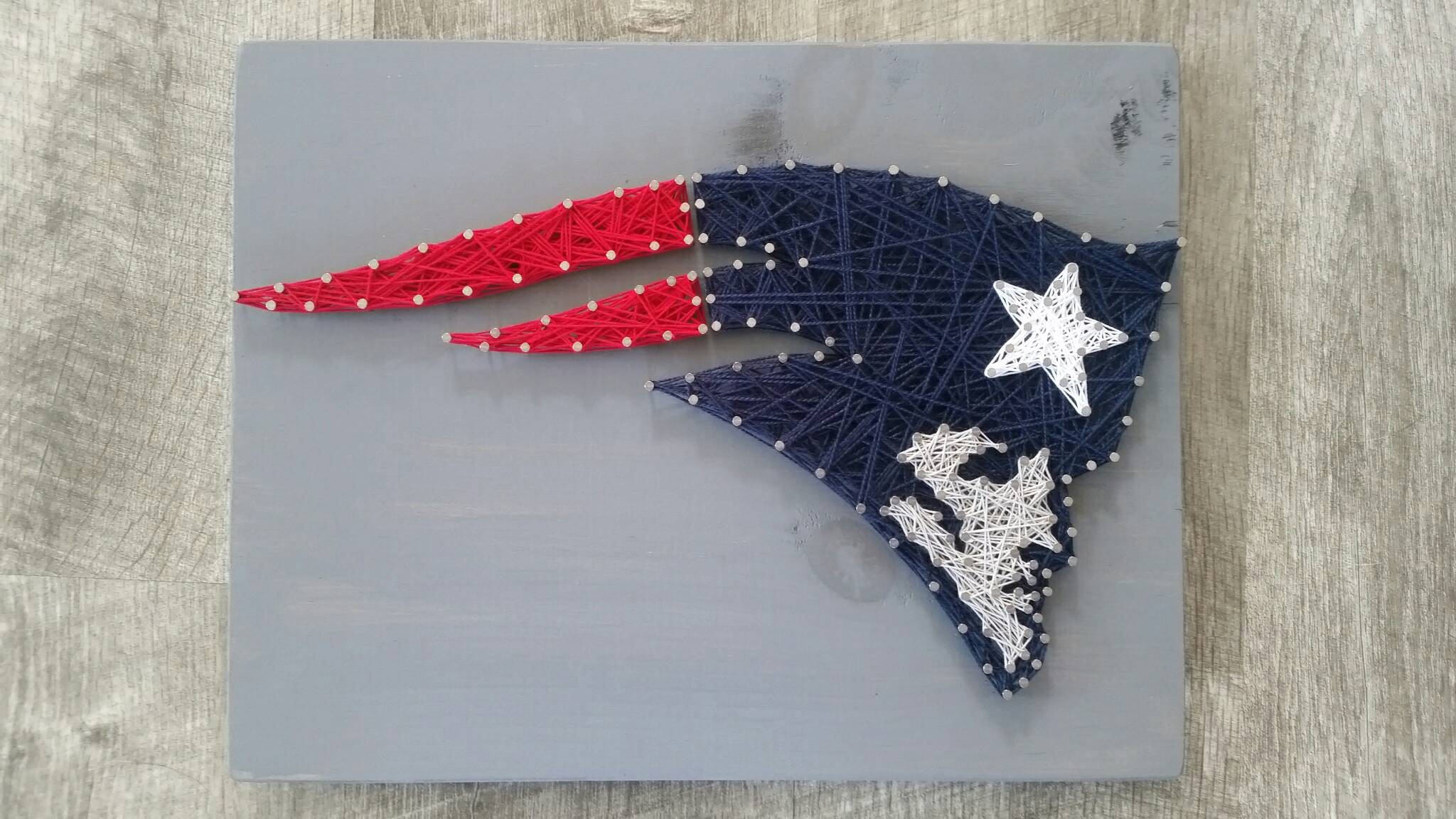 New England Patriots String Art Patriots Football NFL Sign | Etsy