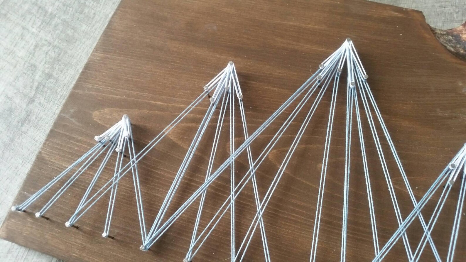 Mountain String Art 5 Peaks Mountain Sign Adventure Theme - Etsy