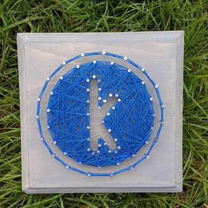 Single Initial String Art, Modern Initial for Gallery Wall, Initial Decor, Last Name Initial - Etsy