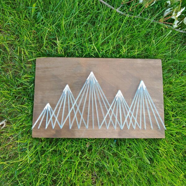Mountain String Art - Etsy