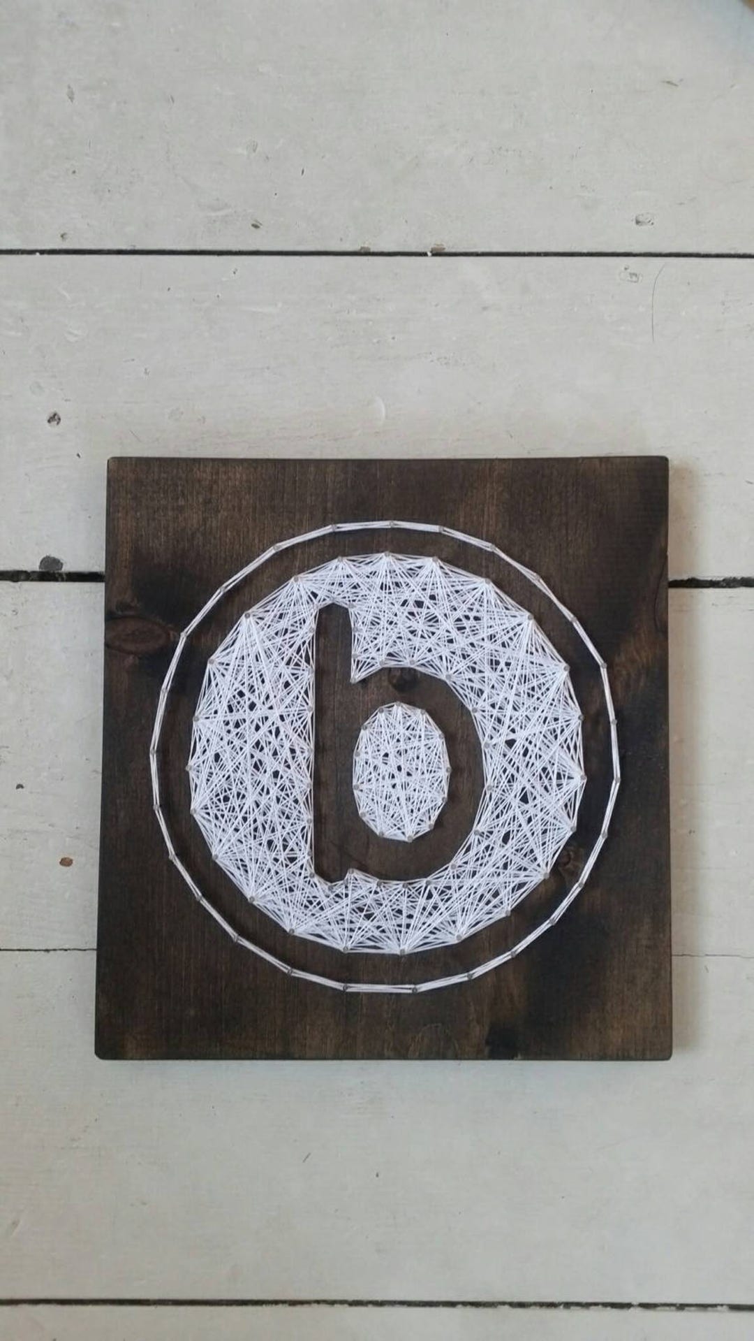 Single Lower Case Initial String Art Name String Art Initial - Etsy