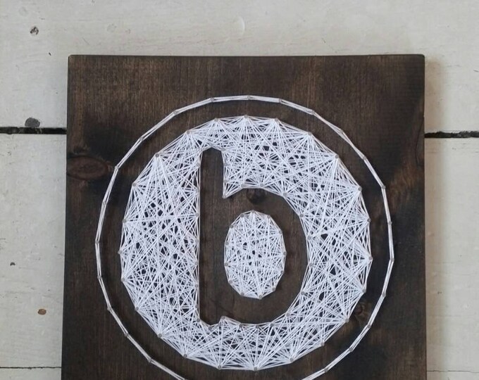 Single Lower Case Initial String Art, Name String Art, Initial String Art, Baby Room Decor ...