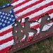 American Flag String Art With Iwo Jima, Soldier Silhouettes, American ...