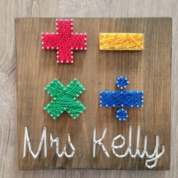 Teacher String Art - Etsy