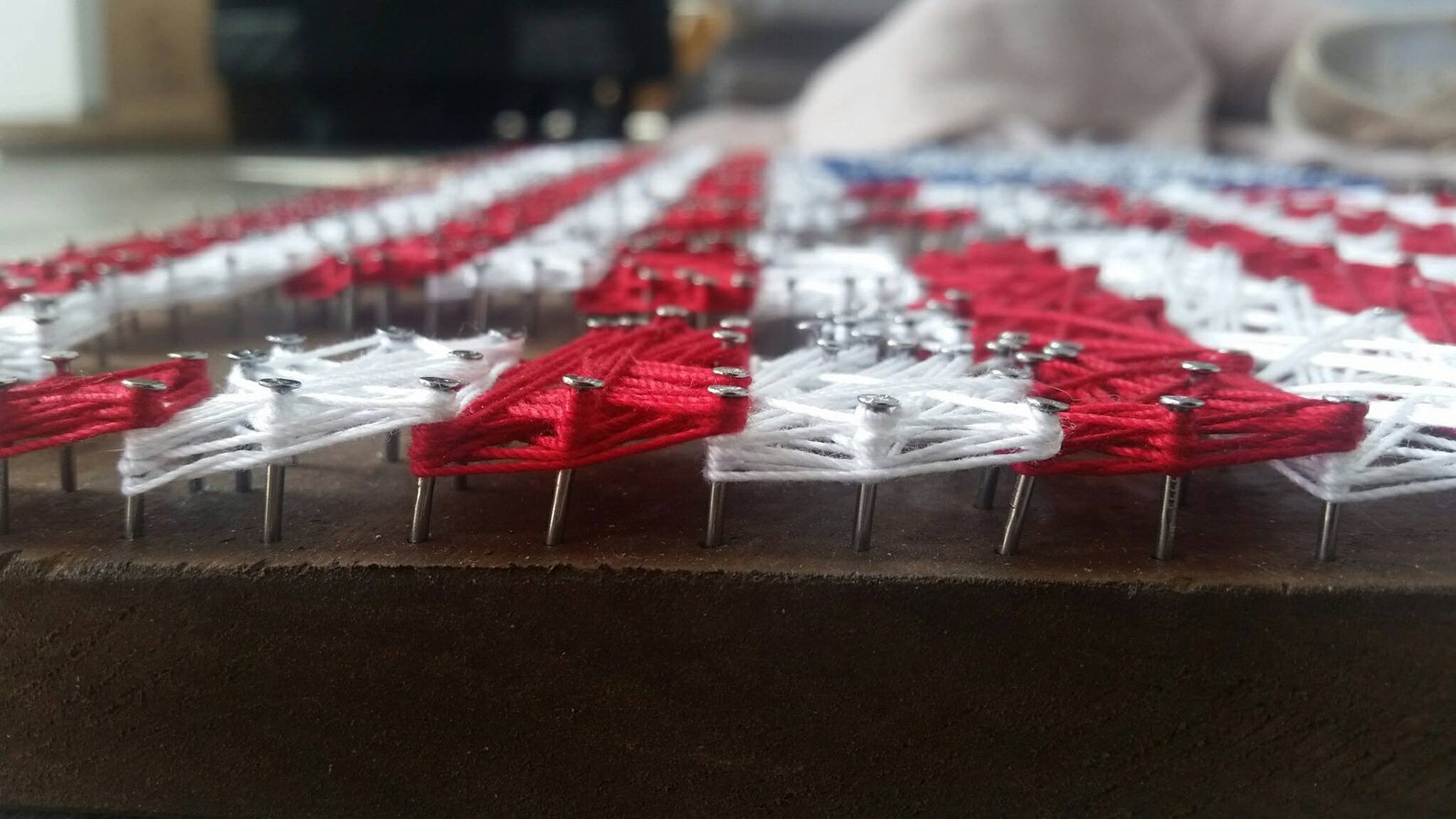 American Flag String Art With Iwo Jima Soldier Silhouettes - Etsy
