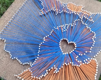 Nail string art | Etsy