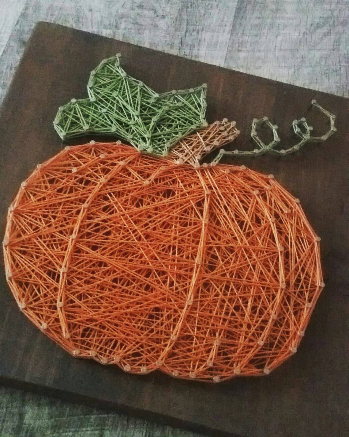 Pumpkin String Art Pumpkin Decor Fall Decor Fall Pumpkins | Etsy