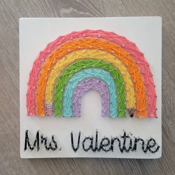 String Art Rainbow - Etsy