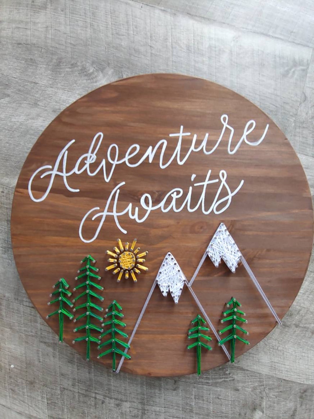 Adventure Awaits String Art, Baby Room Decor, Nursery Decor, Adventure ...