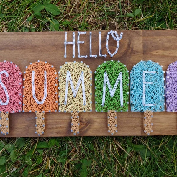 Summer String Art - Etsy