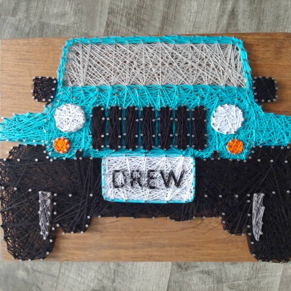 Name String Art - Etsy