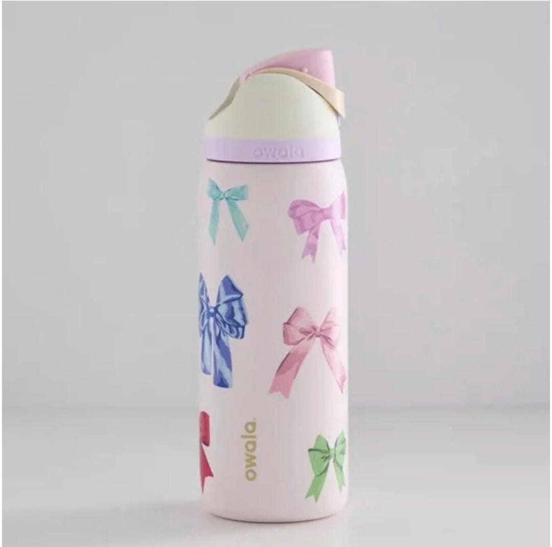 Girlhood Bow Owala Water Bottle 32 Oz 2025 Collection, Limited Edition ...