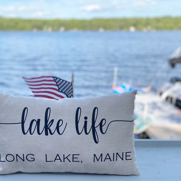 Lake House Pillow - Etsy