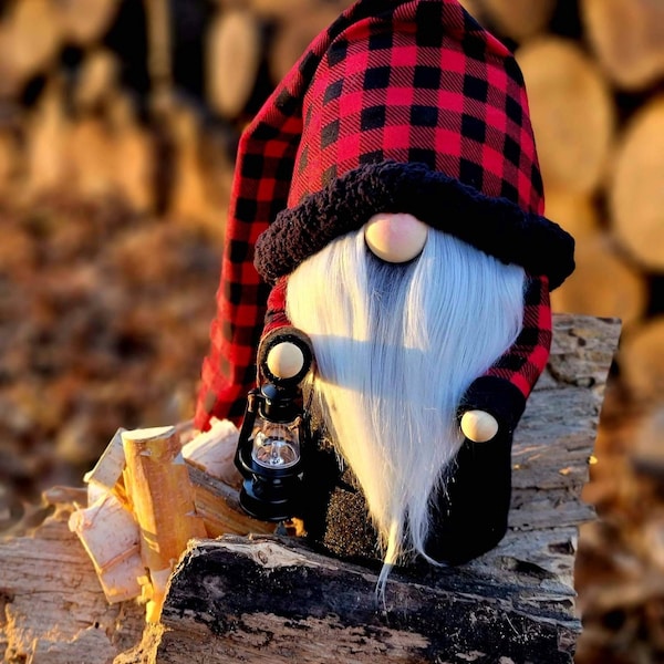 Lumberjack Gnome - Etsy