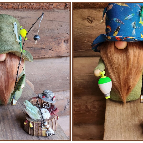 Fisherman Gnome - Etsy