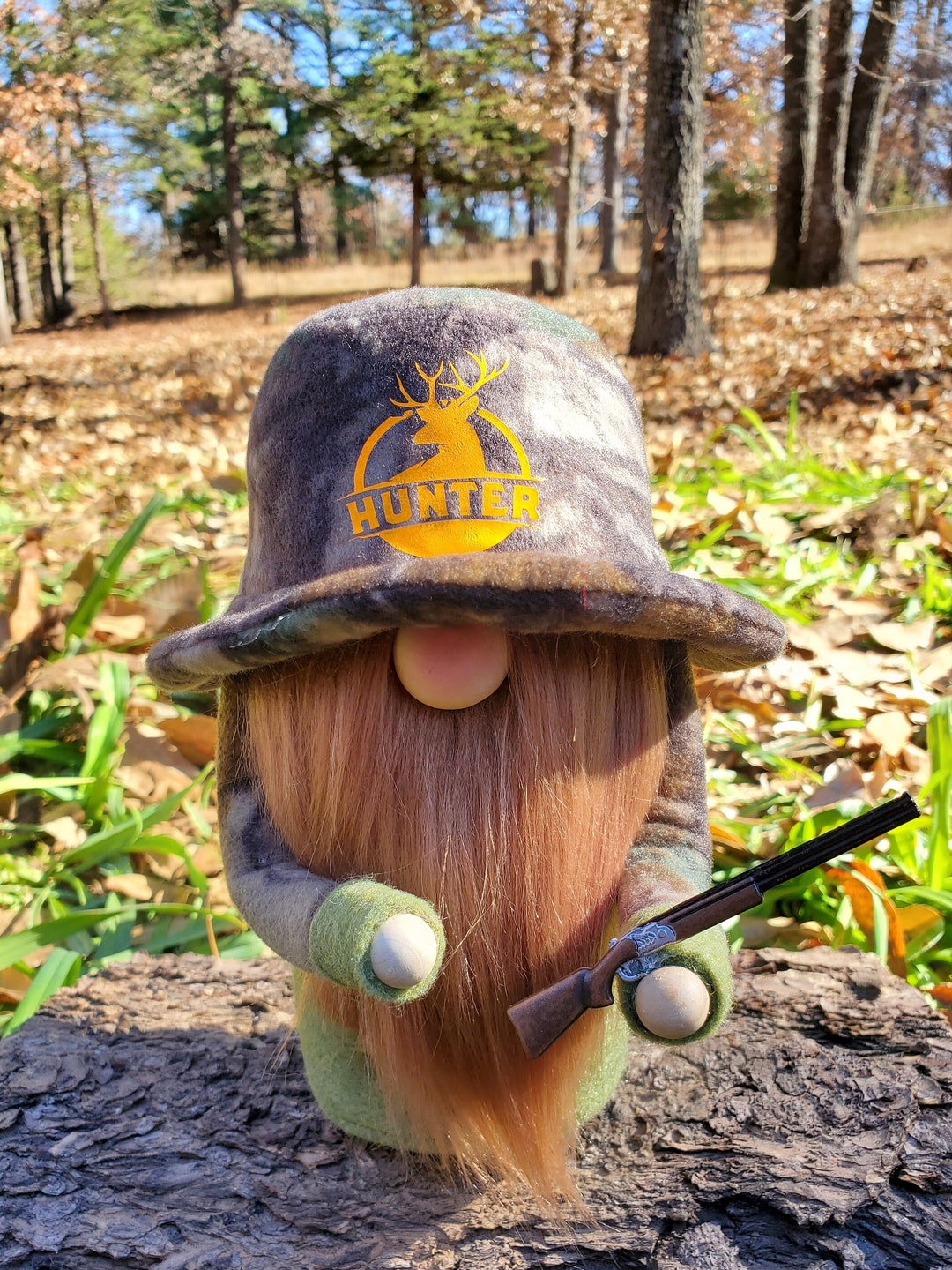 Hunting Gnome - Etsy