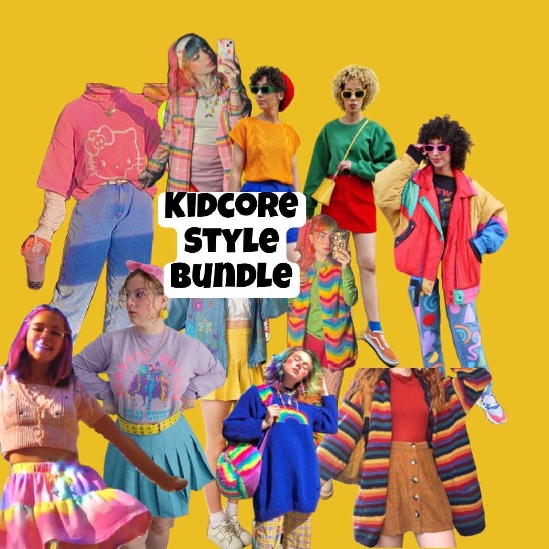 Kidcore Style Bundle, Secondhand Clothing Mystery Bundle, Personal ...