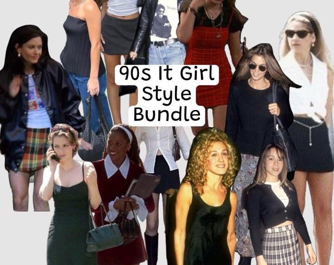 90s It Girl Style Bundle, 90s Fashion Bundle, Secondhand Clothing ...