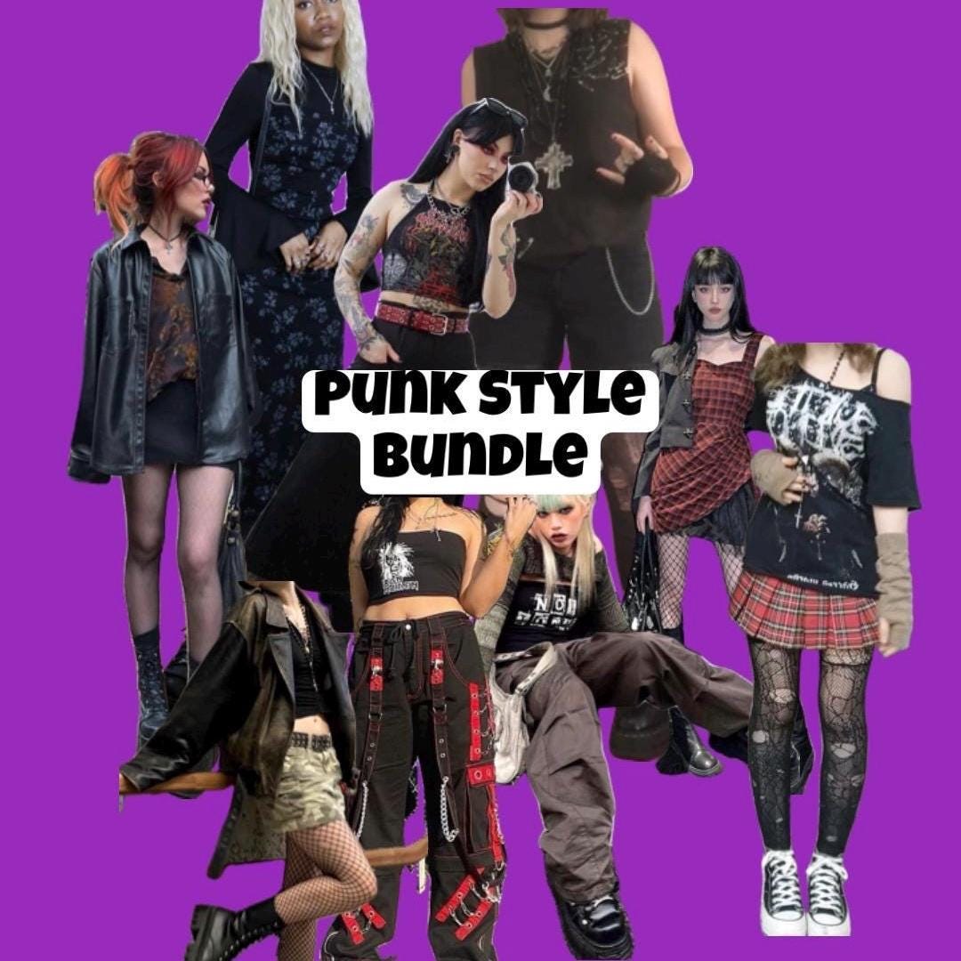 Punk Style Bundle, Secondhand Clothing Mystery Bundle, Personal Stylist ...