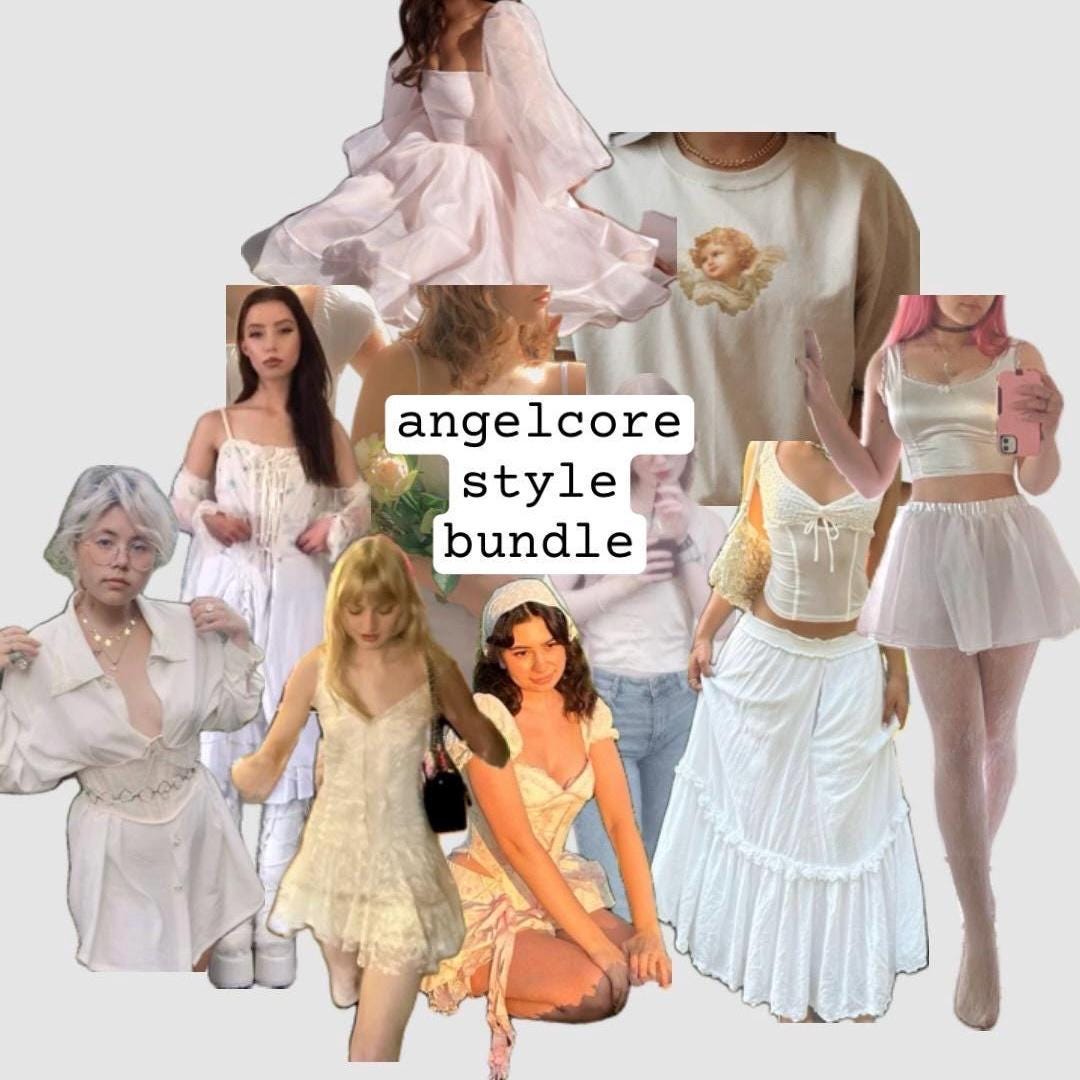 Angelcore Style Bundle, Ethereal Core Secondhand Clothing Mystery ...