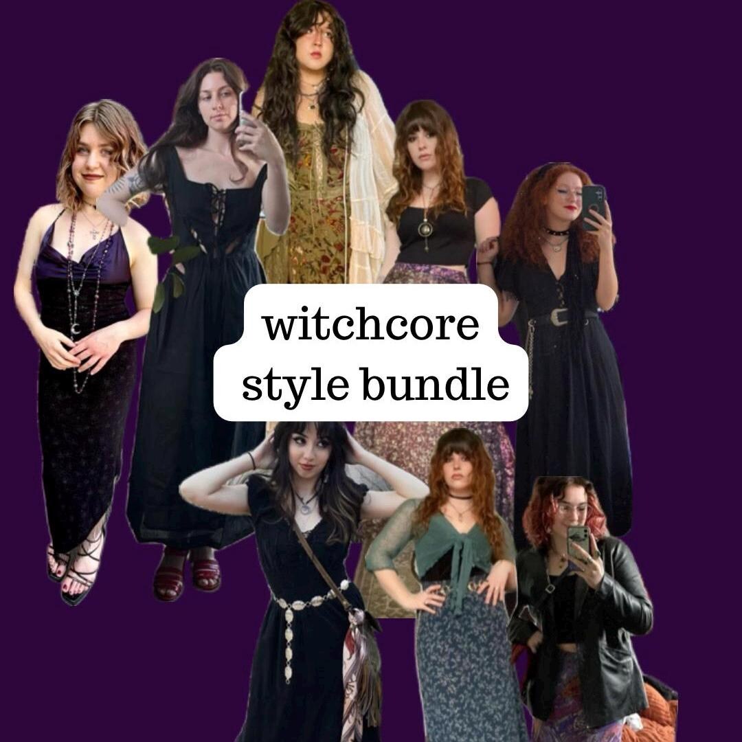 Witchcore Style Bundle, Witchy Fashion Bundle, Secondhand Clothing ...