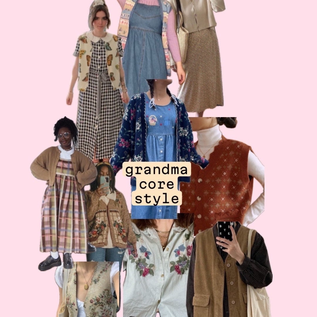 Grandma Core Style Bundle, Secondhand Clothing Mystery Bundle Personal ...