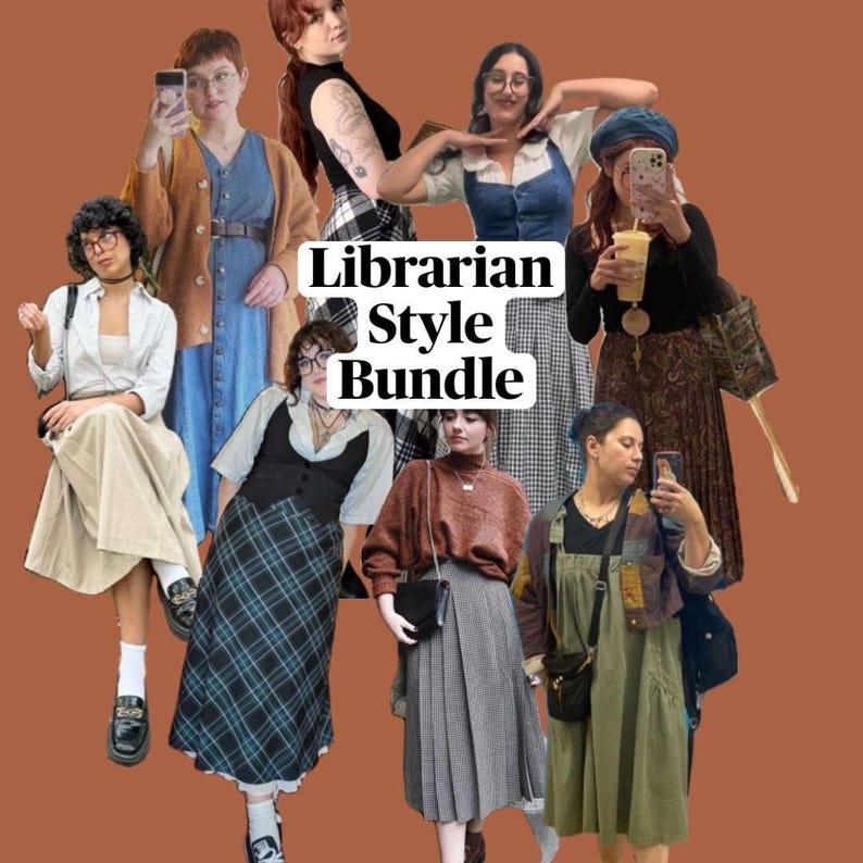 Librarian Style Bundle, Secondhand Clothing Mystery Bundle, Personal ...