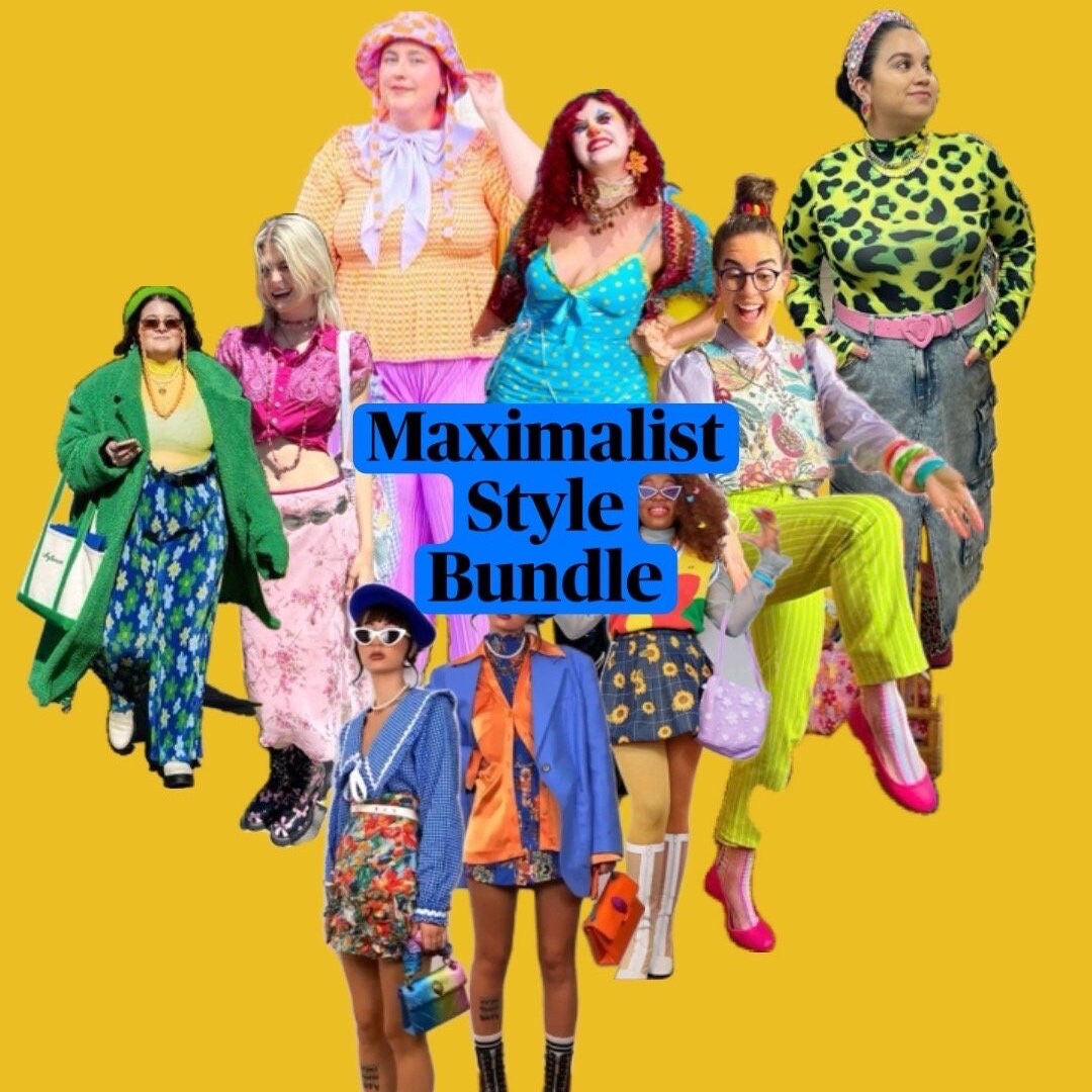 Maximalist Style Bundle, Secondhand Clothing Mystery Bundle, Personal Stylist Personalized ...