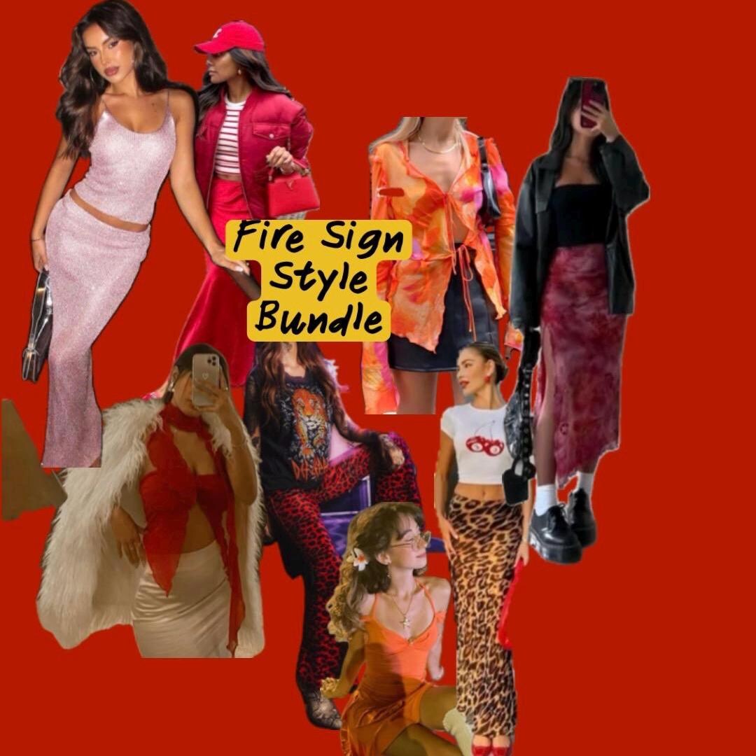 Fire Sign Style Bundle, Leo Style Bundle, Secondhand Clothing Mystery ...