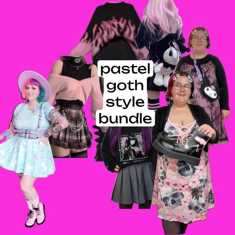 Pastel Goth Clothing - Etsy