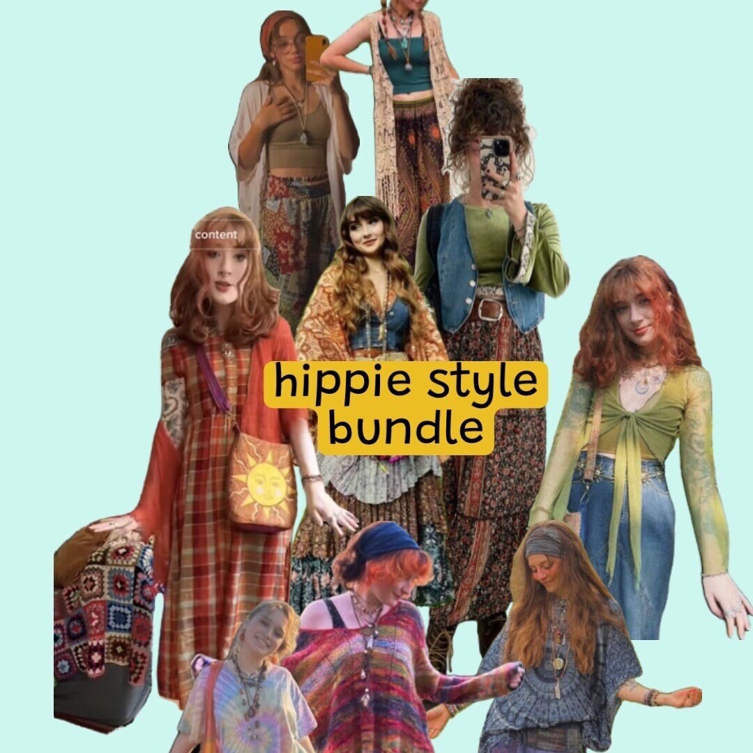 Hippie Style Bundle, Secondhand Clothing Mystery Bundle, Personal ...