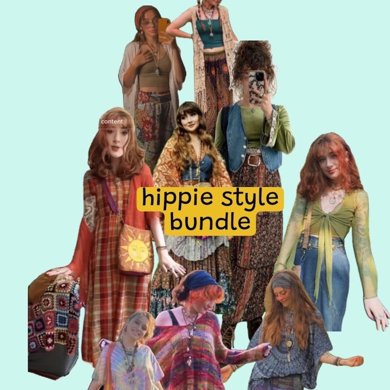 Hippie Style Bundle, Secondhand Clothing Mystery Bundle, Personal ...