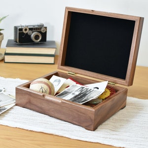 Extra Large Keepsake Box , Large Wooden Box , Walnut Jewelry Box ...