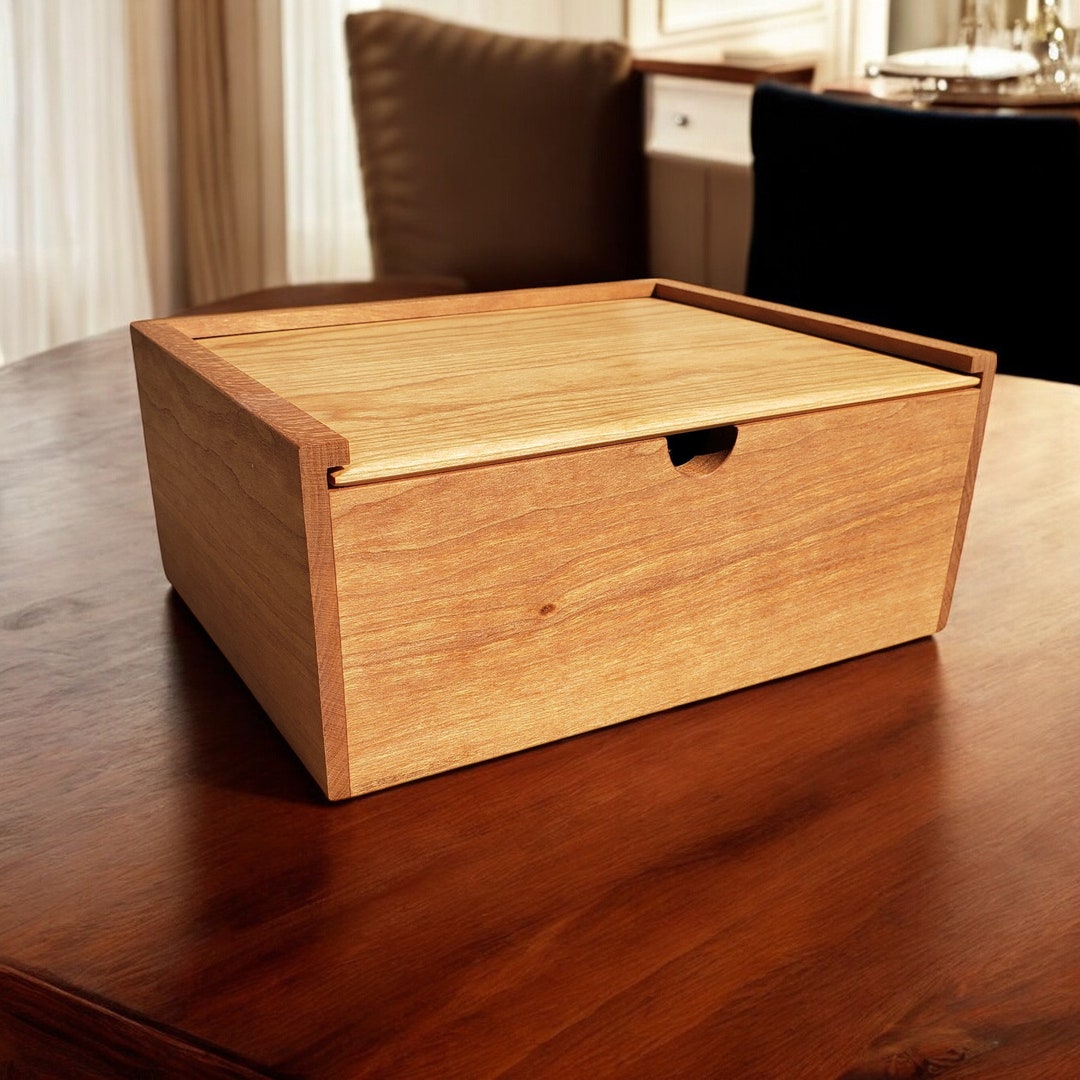 Slide Lid Photo Box for Photographers, 7" X 9" Keepsake Box With Slide ...