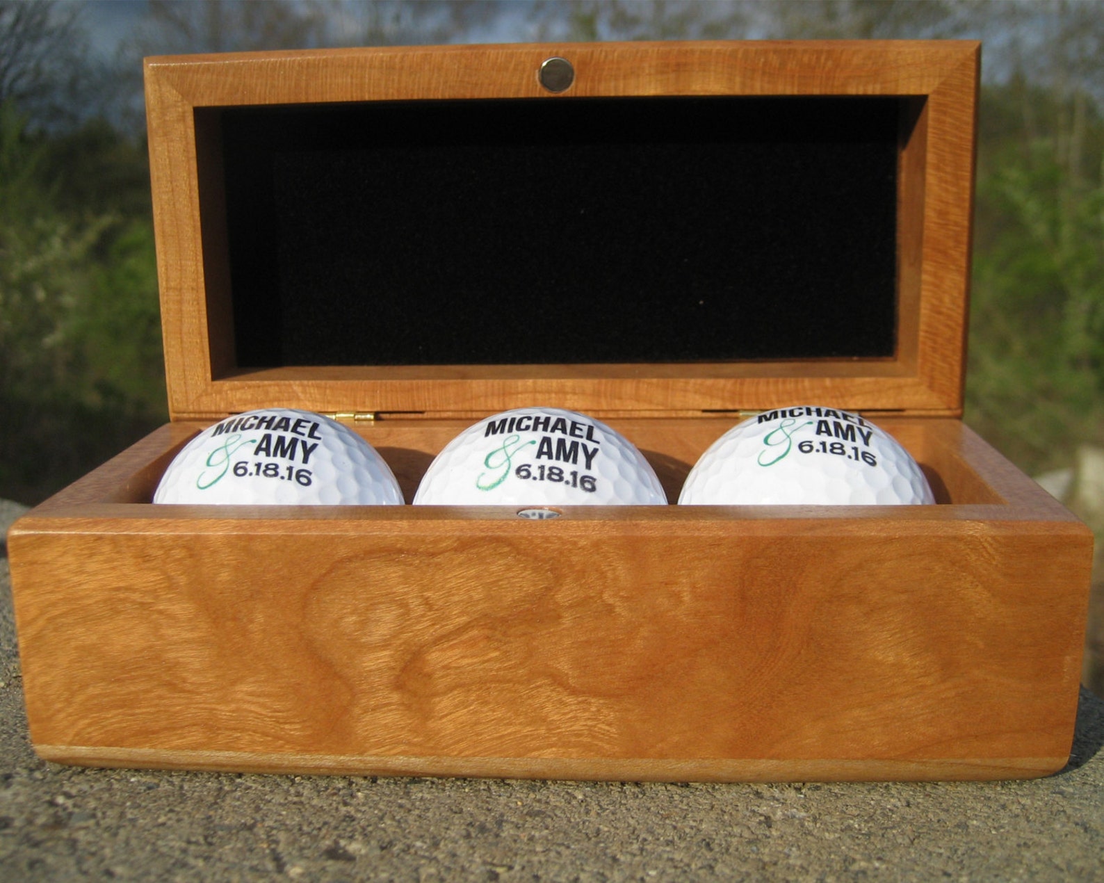 Golf Ball Box Personalized Golf Ball Box Golf Nut | Etsy