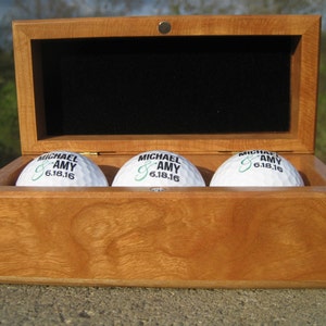 Golf Ball Box Personalized Golf Ball Box Golf Nut Personalized Golf ...